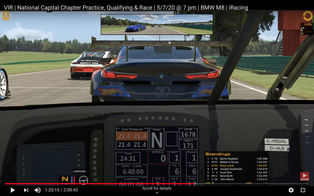 NCC Sim Spring Racing Series #2 - National Capital Chapter - BMW Car ...