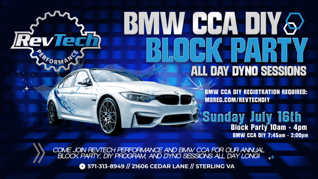RevTech DIY/Dyno Day & Block Party - National Capital Chapter - BMW Car ...