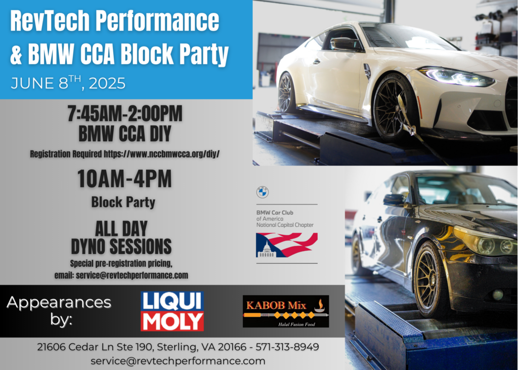 RevTech Performance & BMW CCA Block Party - National Capital Chapter ...
